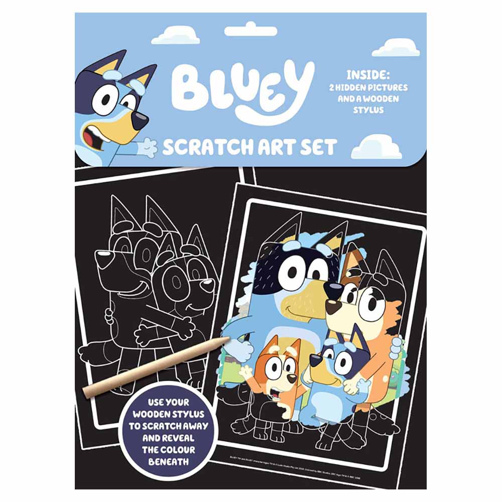 Bluey Scratch Art Set – My Outlet